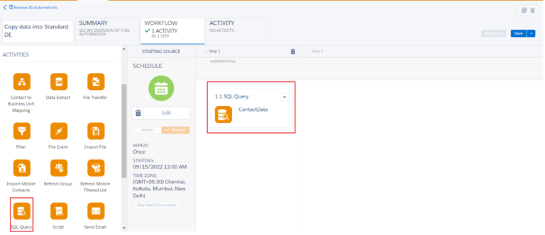 Copy Synchronized Data Extension to Standard Data Extension - SFMC Simplified